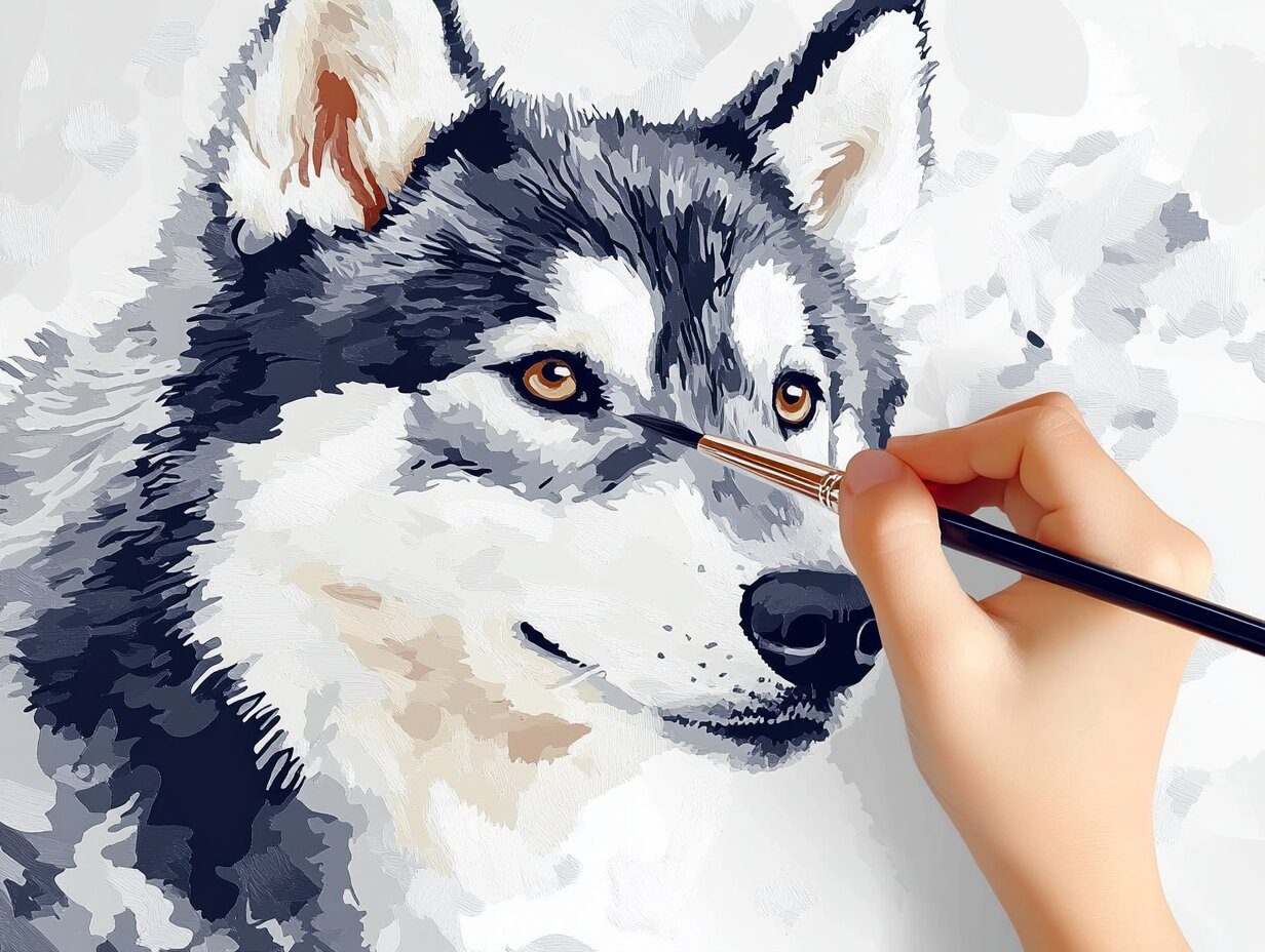 Husky Coloring Pages - Free Kids Coloring Pages