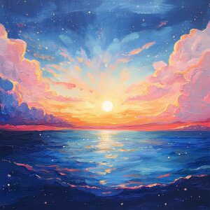 25+ Breathtaking Sunset Coloring Pages