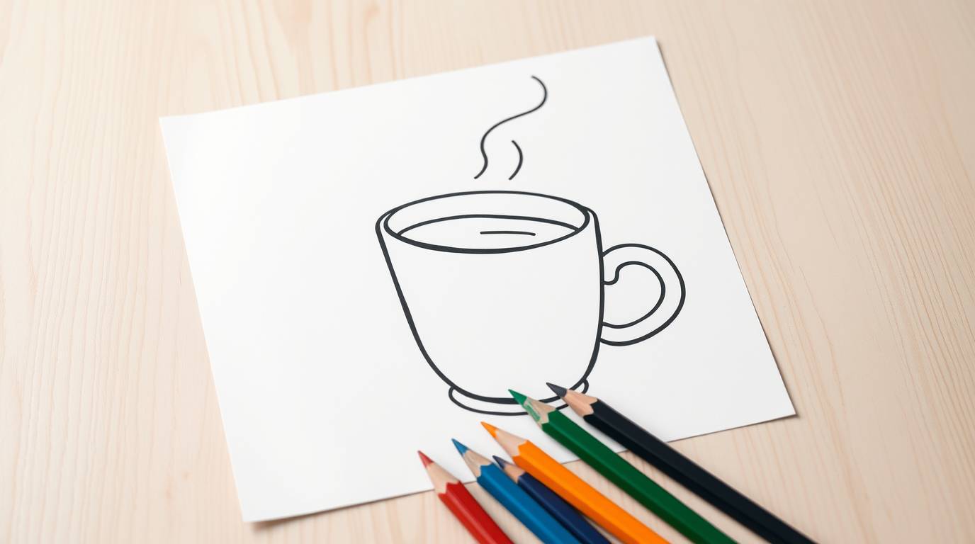 Coffee Coloring Pages - Free Kids Coloring Pages