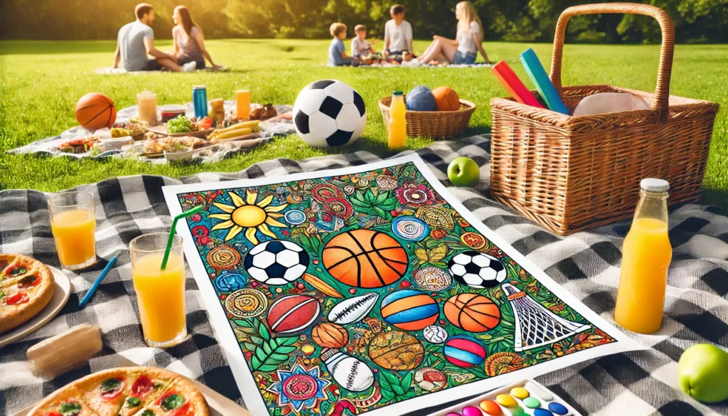 29+ Sports Coloring Pages