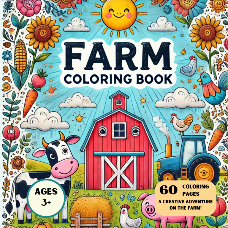 Easy Preschool Farm Coloring Pages For Fun Learning