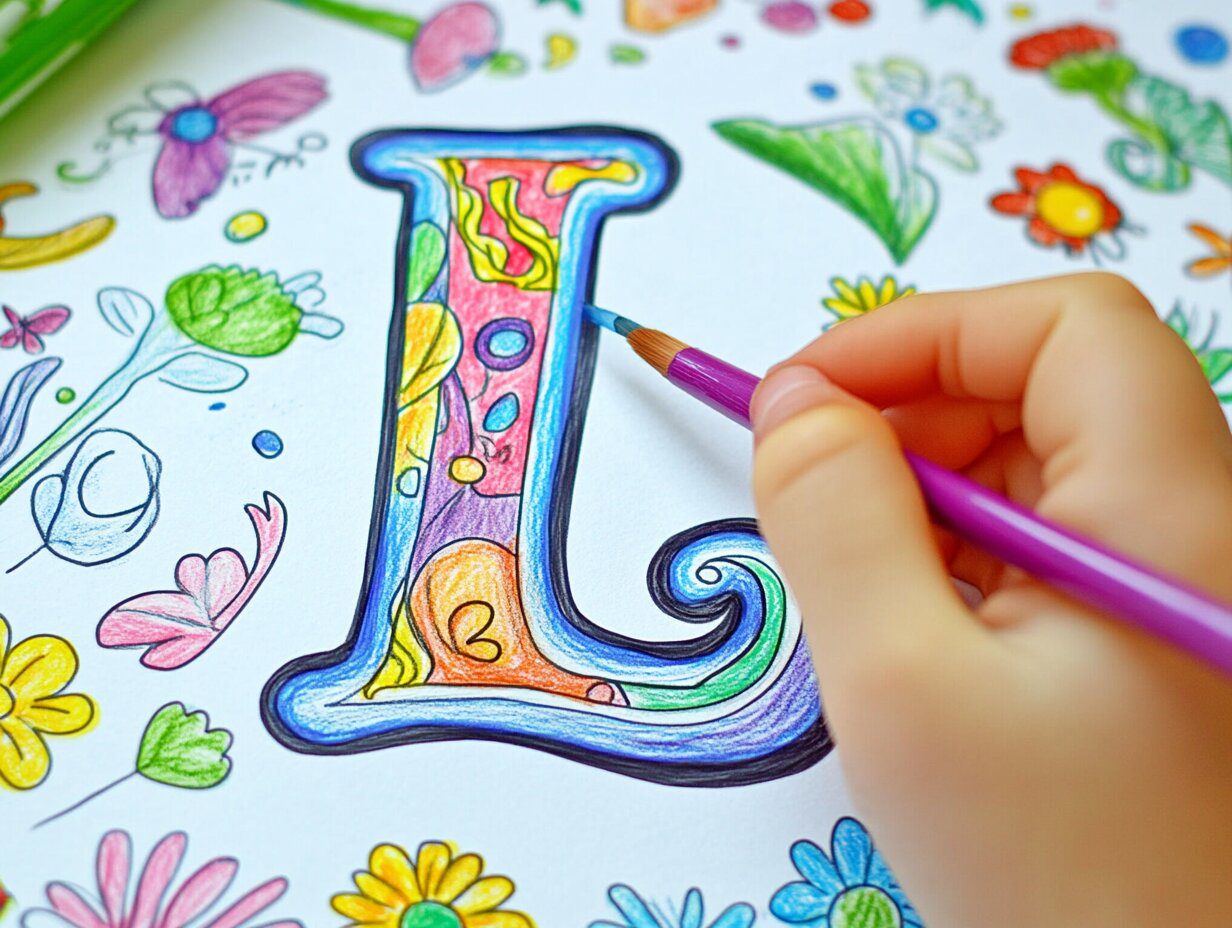 Letter L Coloring Pages - Free Kids Coloring Pages