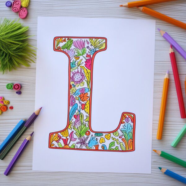 19+ Fun Letter L Coloring Pages