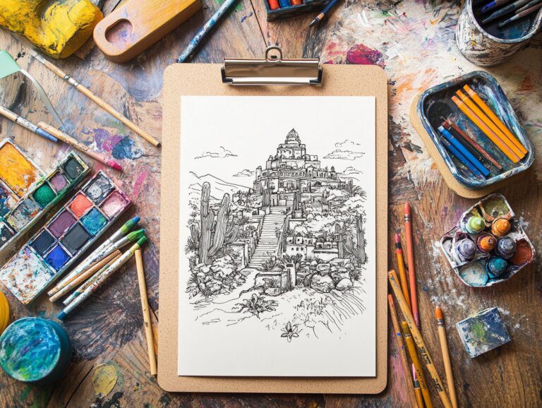 21+ Mexico Coloring Pages