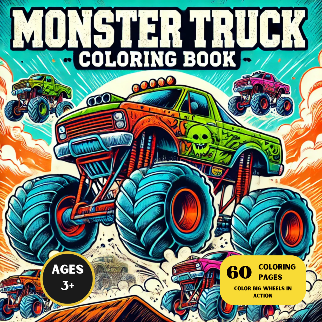 Awesome Police Monster Truck Coloring Pages