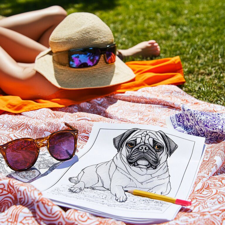 27+ Pug Coloring Pages